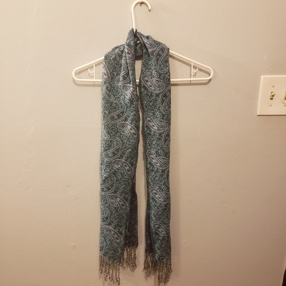 Accessories | Paisley Print Scarf With Fringe | Poshmark